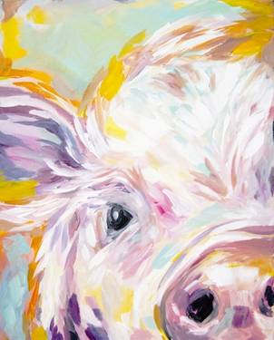 This Little Pig Went to a Paint Nite – Joyce of Art